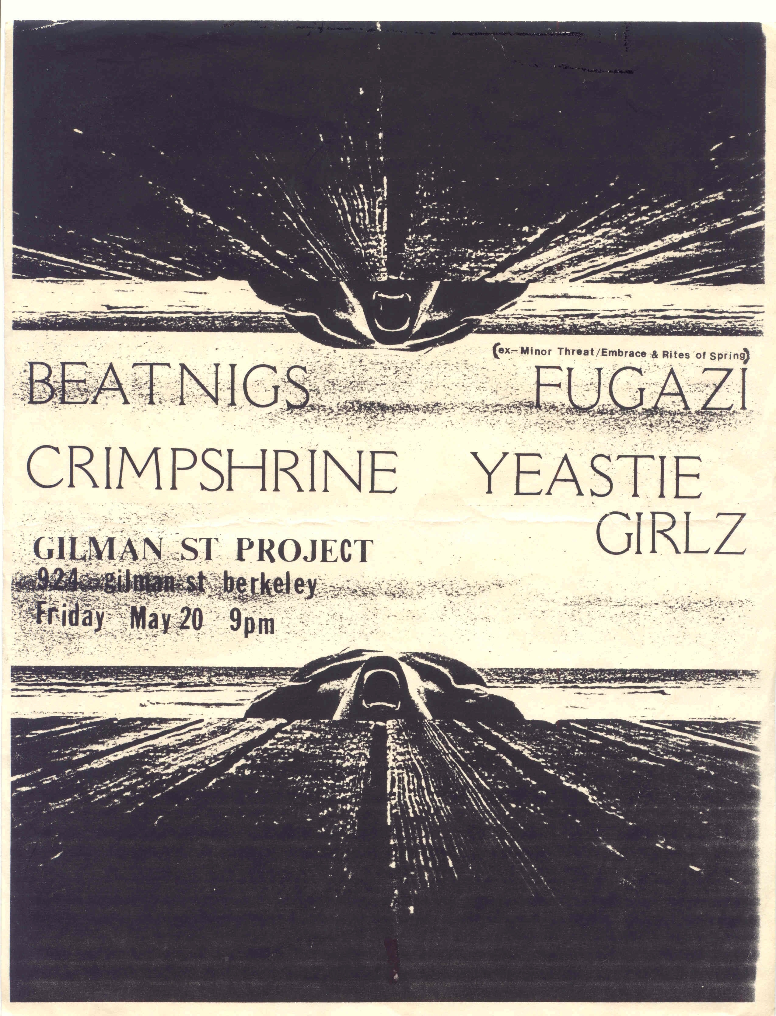 Beatnigs, Fugazi, Crimpshrine, Yeastie Girlz at Gilman St. Project ...